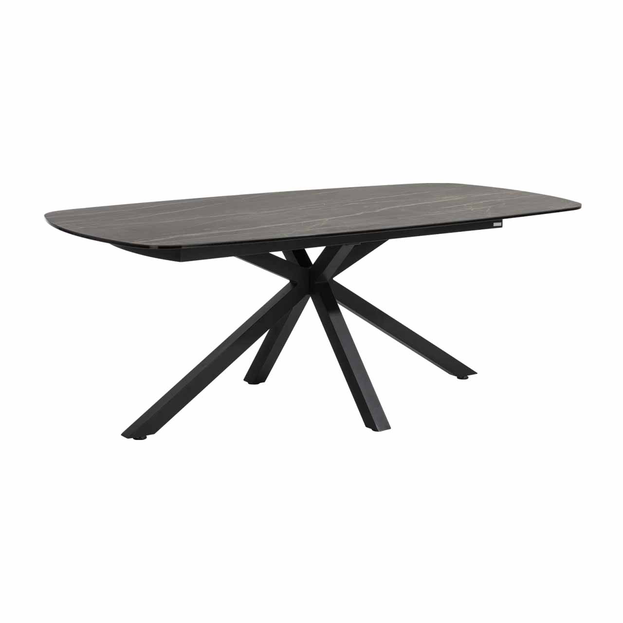 xooon Esstisch Montello - Farbe: Schwarz | Ausführung: Starre Tischplatte